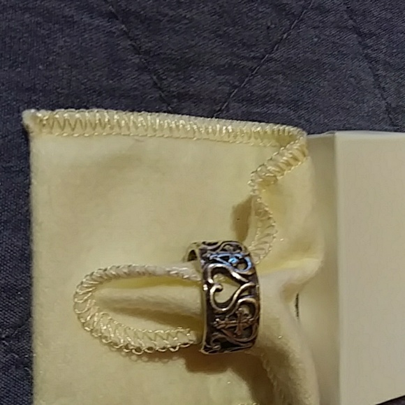 BSD | Jewelry | Bsd Sterling Silver Heart Cross Band | Poshmark